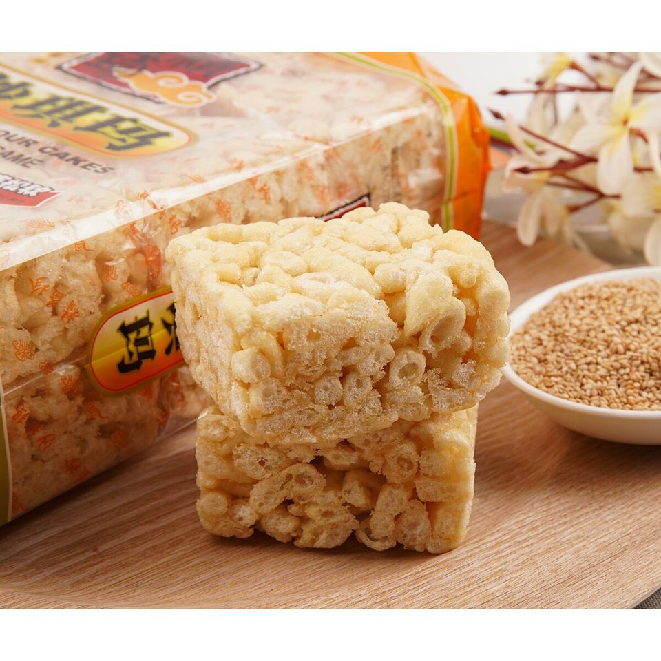 3 Packs Cyc Crispy Sachima Egg Yolk Milk Soft Flour Cakes Healthy 608g ...