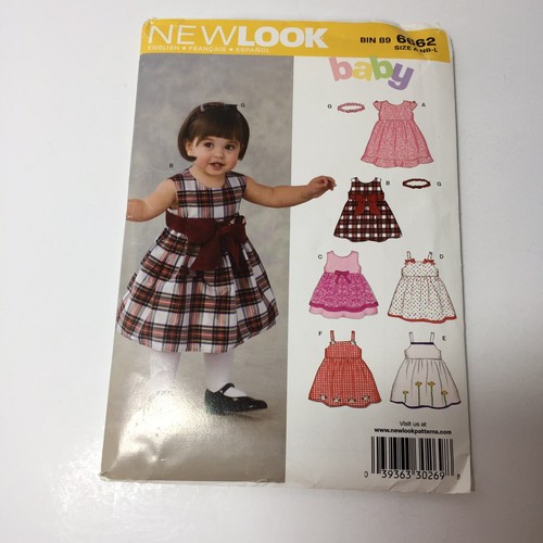 New Look 6662 Size NB-L Babies Dress | eBay