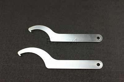2 Piece C Spanner Set Kit, 45-55mm, 69-76mm, Rear Shock, Suspension ...
