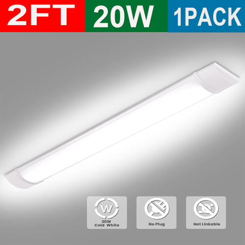 2FT Tube Light LED Fixture Lamp Strip Lights Batten Shop Workbench ...