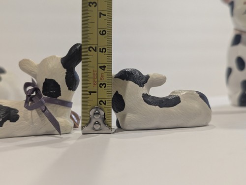 Vintage Ceramic Cow Calf Lot Scioto Mold 1987 1990's Handpainted Lot Of ...