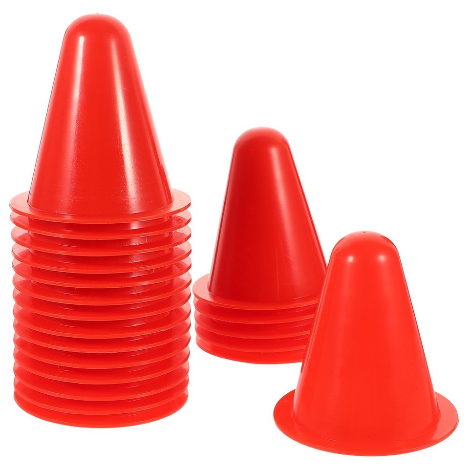 20 Pcs Training Equipment Stackable Cones Plastic Agility Skating | eBay UK