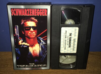 THE TERMINATOR VHS LIMITED EDITION ARTISAN HOME VIDEO ARNOLD ...