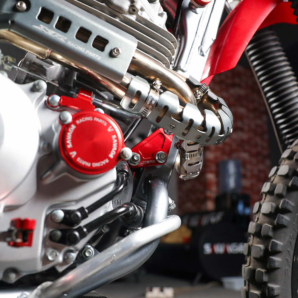 Anodized Engine Hanger Plate Mount Bracket Guard For 96-04 HONDA XR400R ...