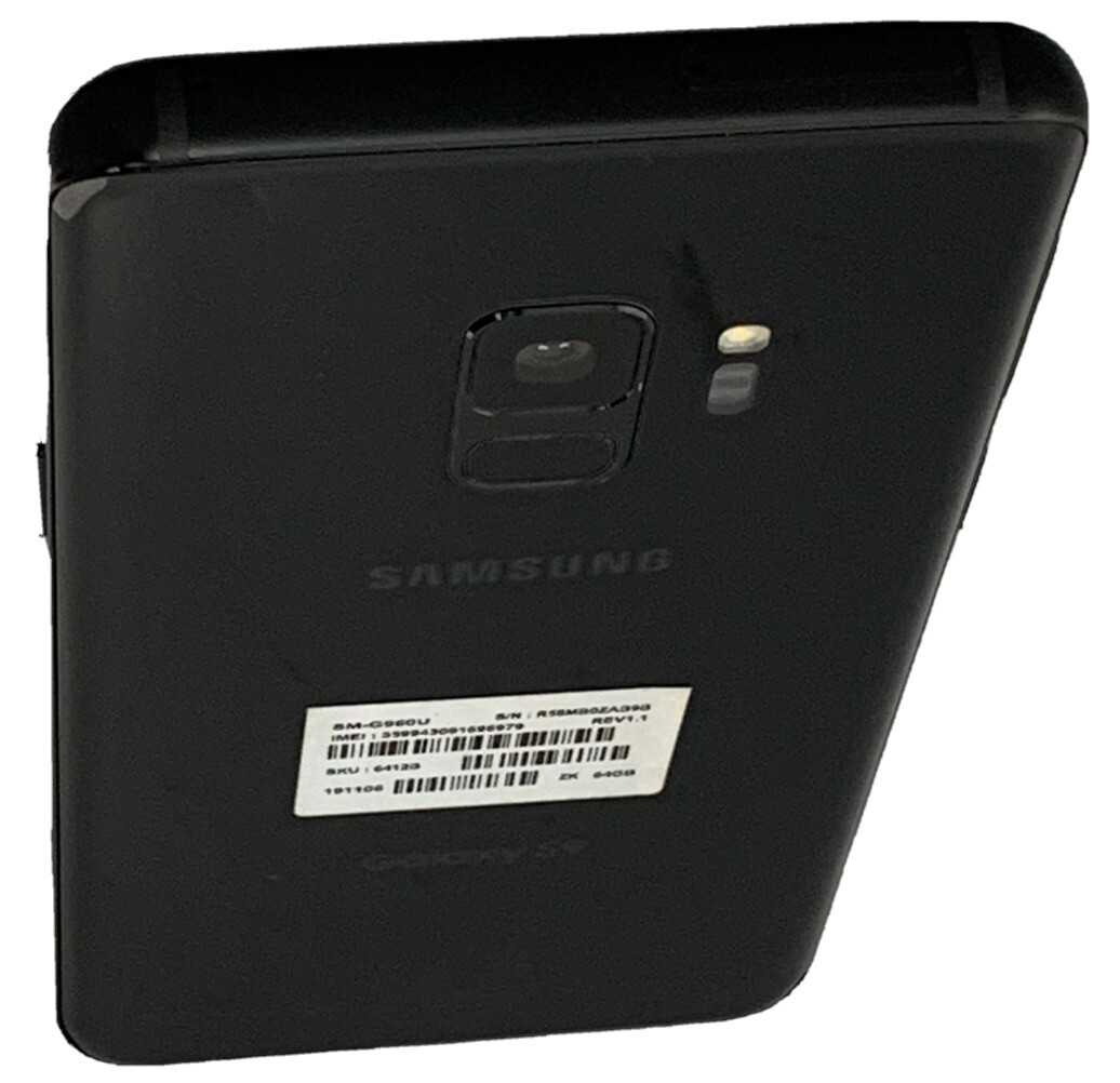 Samsung Galaxy S9 SM-G960U 64GB Black Unlocked - EXCELLENT - SEE ...