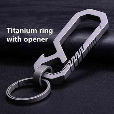 Car Keychain Creative Personality Multi-function Pendant Titanium ...