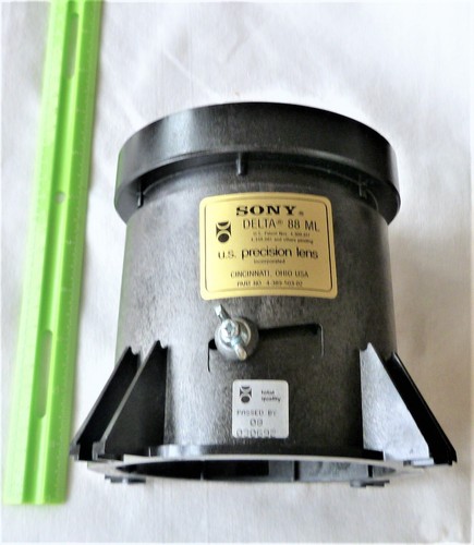 Sony DELTA precision lens 88 ml part # 4-389-503-02 projection rear TV ...