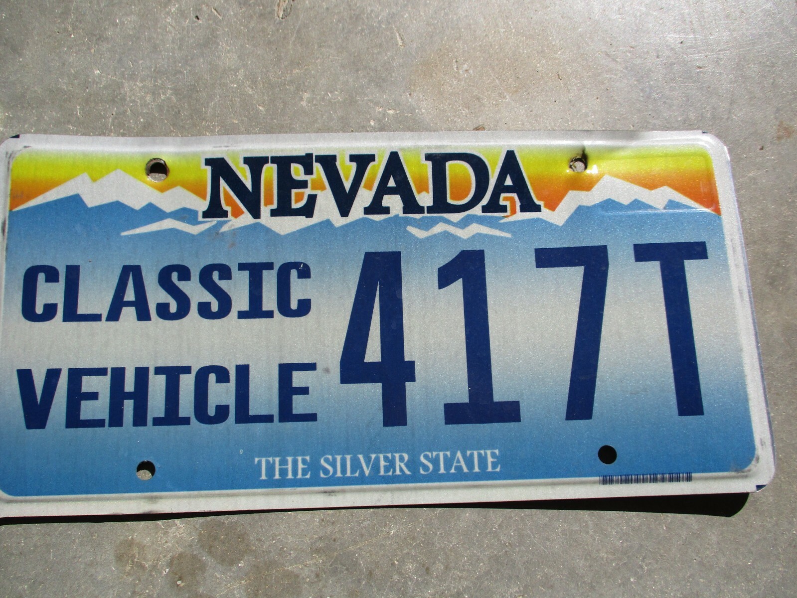 Nevada Classic Vehicle license plate # 417T | eBay