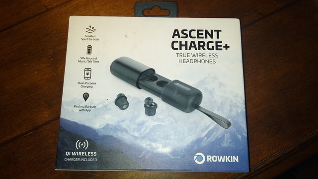 Rowkin Naat10ac Ascent Charge True Wireless In-ear Headphones Black for ...