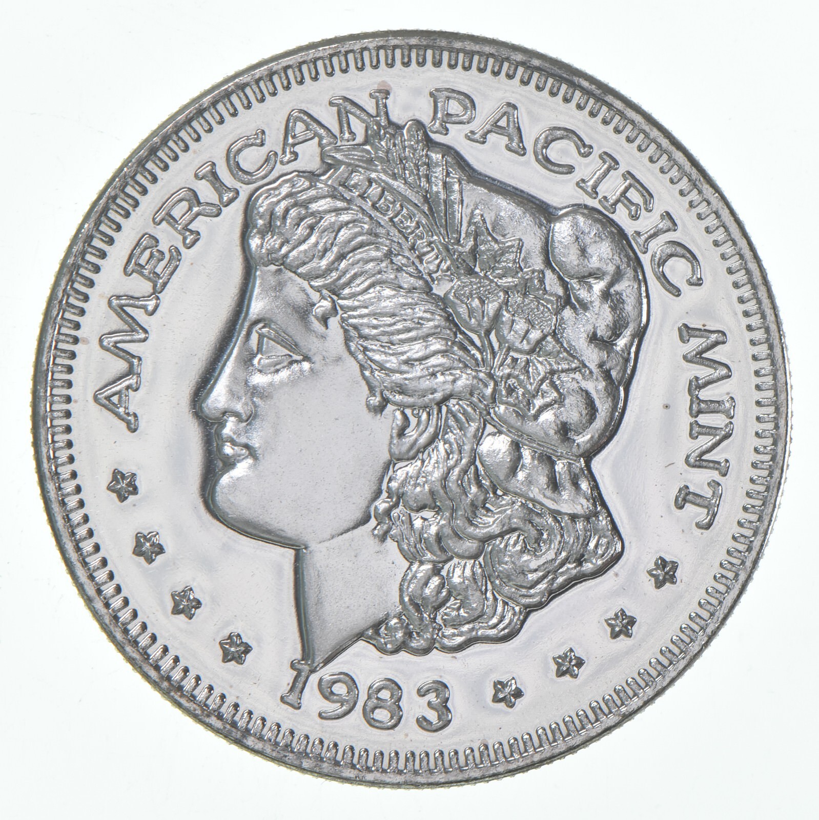 Limited SILVER 1 Troy Oz Round Morgan Dollar Pattern .999 Fine Silver ...