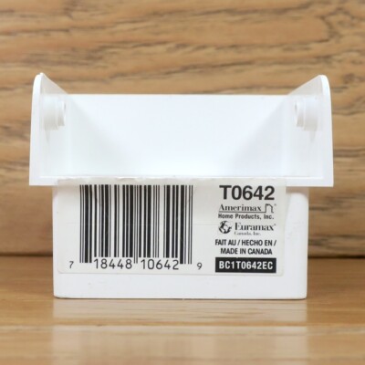 Amerimax, PN: T0642, 2 in. H X 2 in. W X 2 in. L White Vinyl Gutter ...