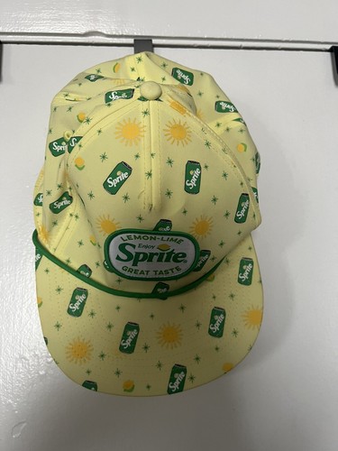 American Needle Coca-Cola Sprite Snapback Baseball Cap All-Over Print ...