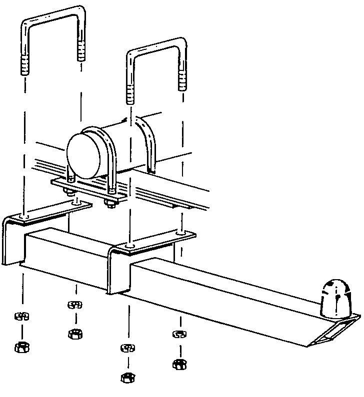 Pair Universal Leaf Spring Traction Bars Yellow Powder Coat Finish ...