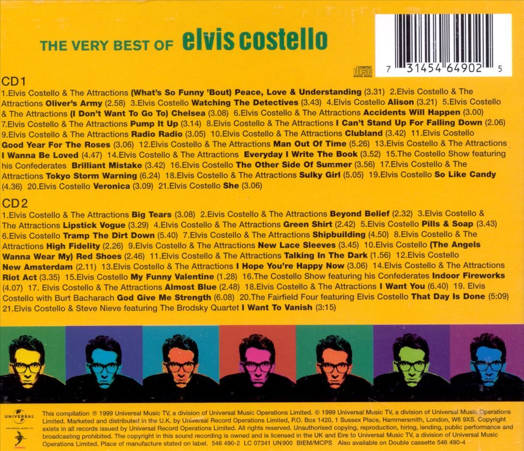 ELVIS COSTELLO - THE VERY BEST OF ELVIS COSTELLO NEW CD 731454649025 | eBay