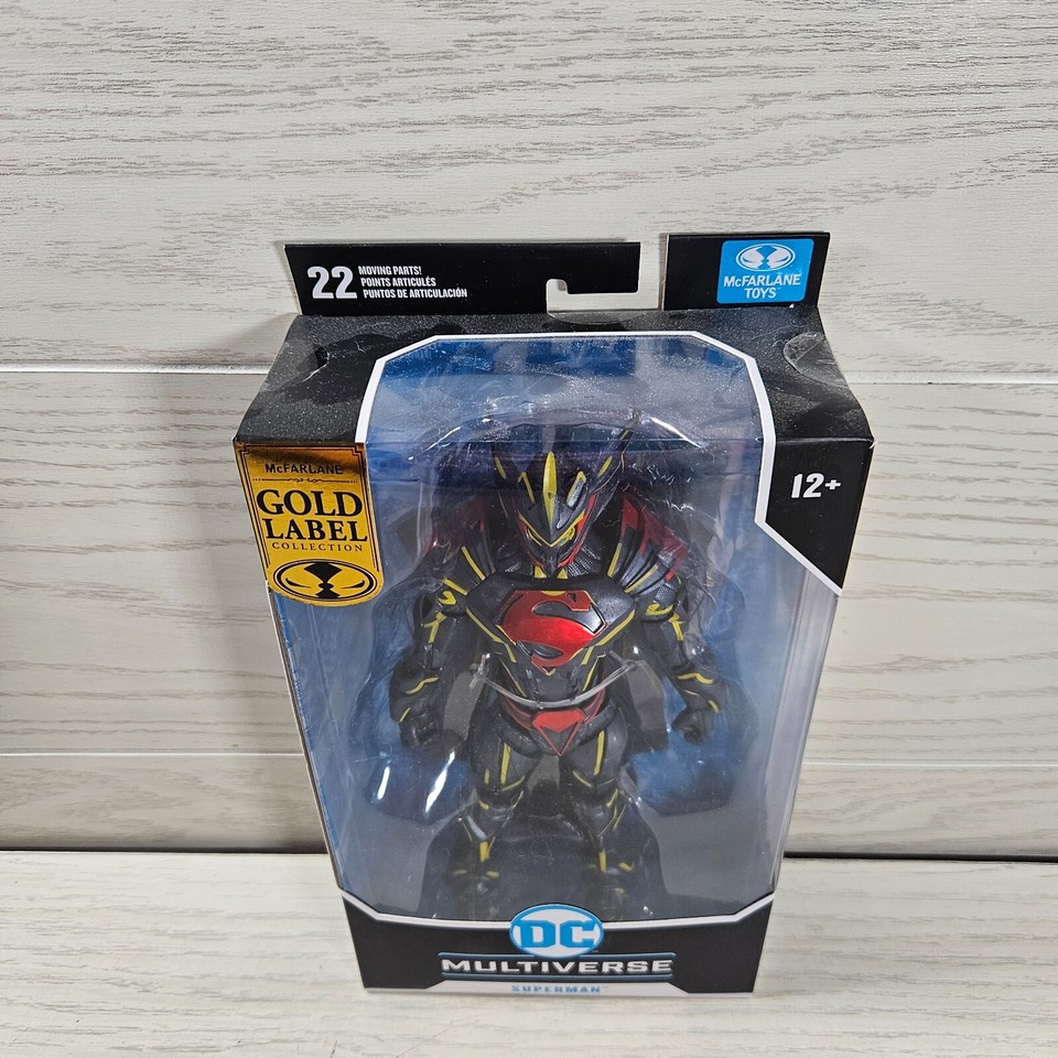 Gold Label McFarlane DC Multiverse Superman Unchained Armor Action ...
