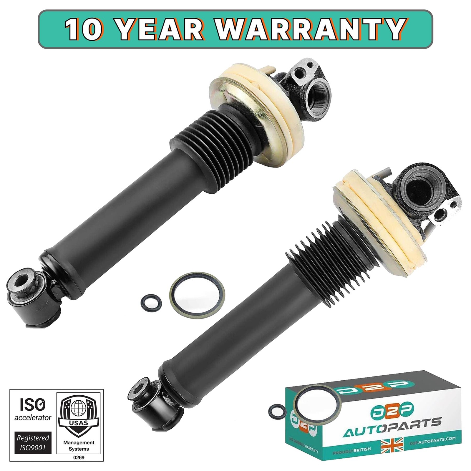FOR CITROEN C5 MK3 C6 2006-ONWARDS FRONT SHOCK ABSORBERS, NEARSIDE AND ...