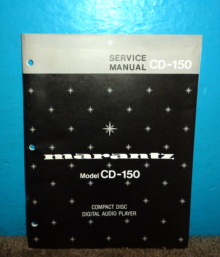Marantz Model CD-150 Compact Disc Digital Audio Player Service Manual ...
