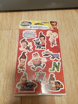 Vintage DesignWare Stickers Jimmy Neutron Nickelodeon New in Package 2 ...