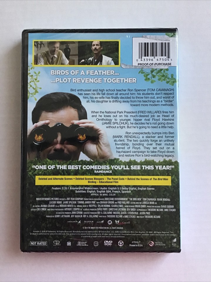 The Bird Men - Tom Cavanagh, Fed Willard (WS-2014) - Comedy - New DVD ...