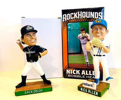 OAKLAND A's TOP PROSPECTS ~ 2022 Nick Allen and Zack Gelof Bobblehead ...