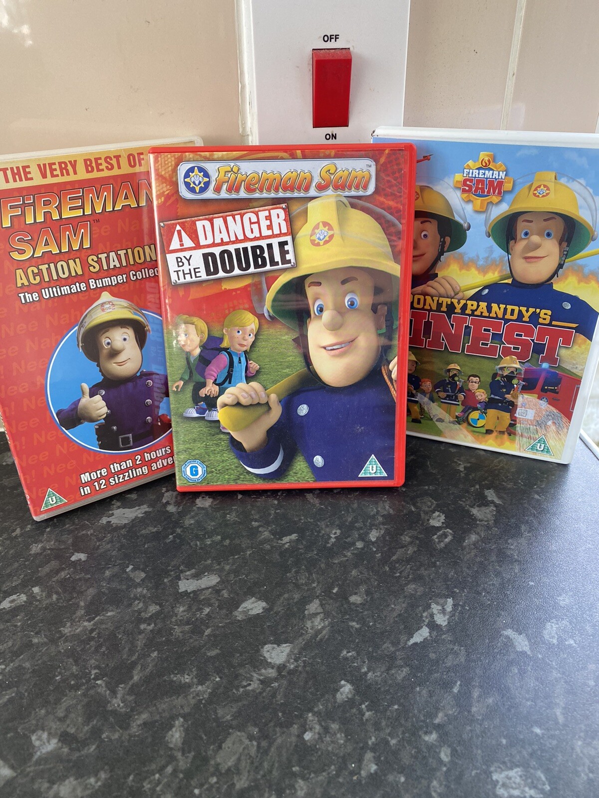 Fireman Sam - X3 DVD Action Stations, Danger By The Double, Pontypany’s ...