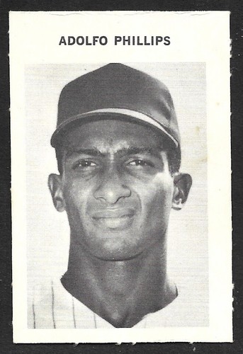 1969 MILTON BRADLEY Adolfo Phillips CHICAGO CUBS EX-MINT A | eBay