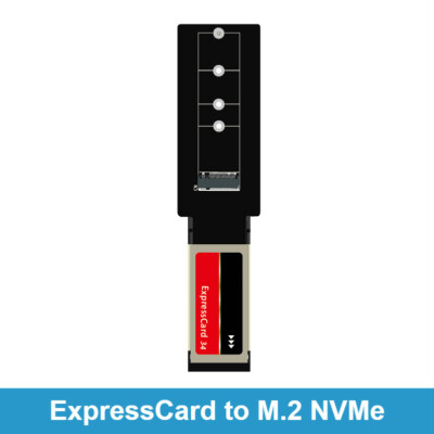 ExpressCard to M.2 NVMe Adapter Express Card 34mm slot to M.2 Converter ...