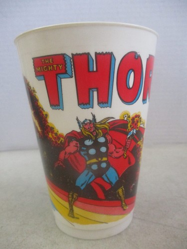 VTG 1977 MARVEL COMICS 7 ELEVEN THE MIGHTY THOR 5" CUP PLASTIC | eBay