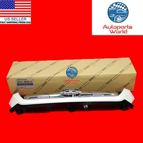 GENUINE TOYOTA 10-13 4RUNNER WHITE PEARL FRONT RADIATOR GRILLE 53101 ...