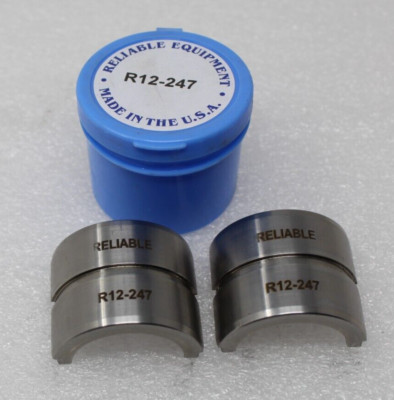 New Reliable Equipment R12-247 Stainless Steel Crimp Die Mfg. Reliable ...