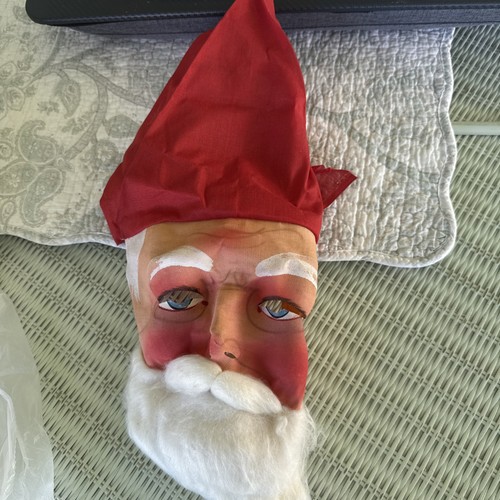 Vintage Gauze Santa Mask - Great for the Christmas Holiday | eBay