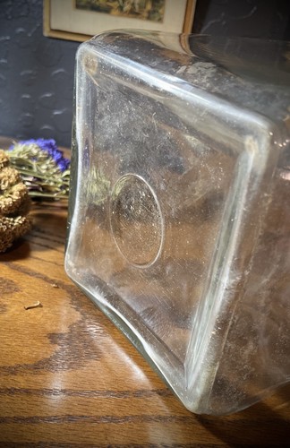 Rare antique undertaker embalming glass jar the Champion co ...