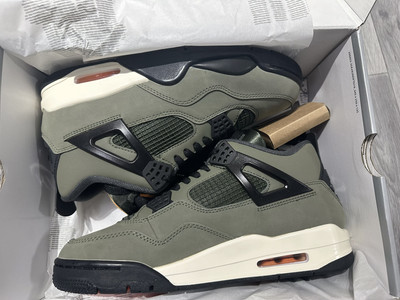 Undefeated X Jordan 4 'Army Green' IB1519-200 Size US 7-12 (Mens) | eBay