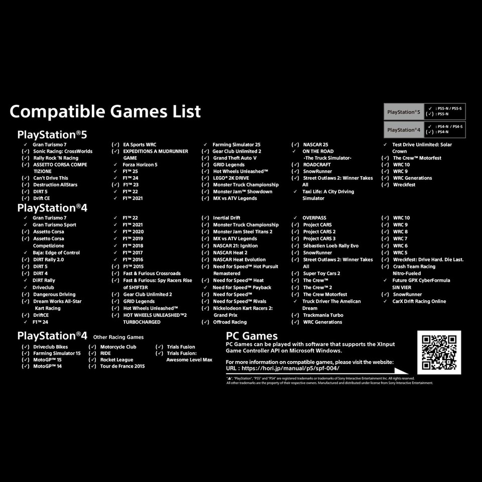 Hori Volante RWA Racing Wheel Apex - PS5 - PS4 - PC - Ufficiale Sony ...