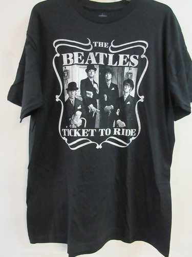 BEATLES OFFICIAL MERCH TICKET TO RIDE 2013 BAND CONCERT MUSIC T-SHIRT ...