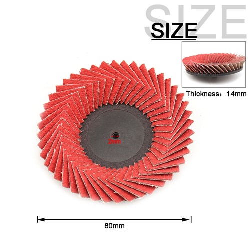 10Pc 3" Flap Sanding Disc R Type Roll Twist Lock Angle Grinder Buffing ...