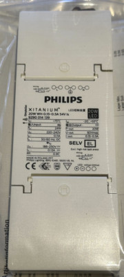 EVG Philips Xitanium 20W WH 0,15 -0,5A 54Volt PH68360600 programierbar ...