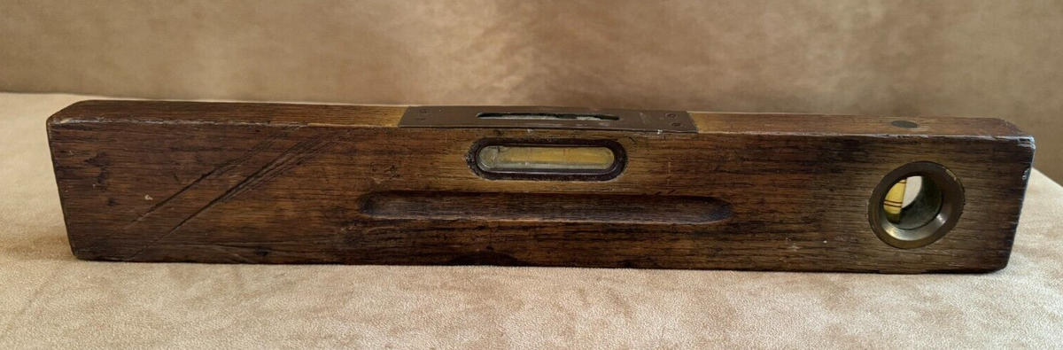 Antique Vintage Wood Levels Stanley, Vintage Wooden Level, 24 Inches,