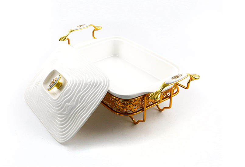 Luxury ceramic chafing dish food warmer for wedding and party with ...