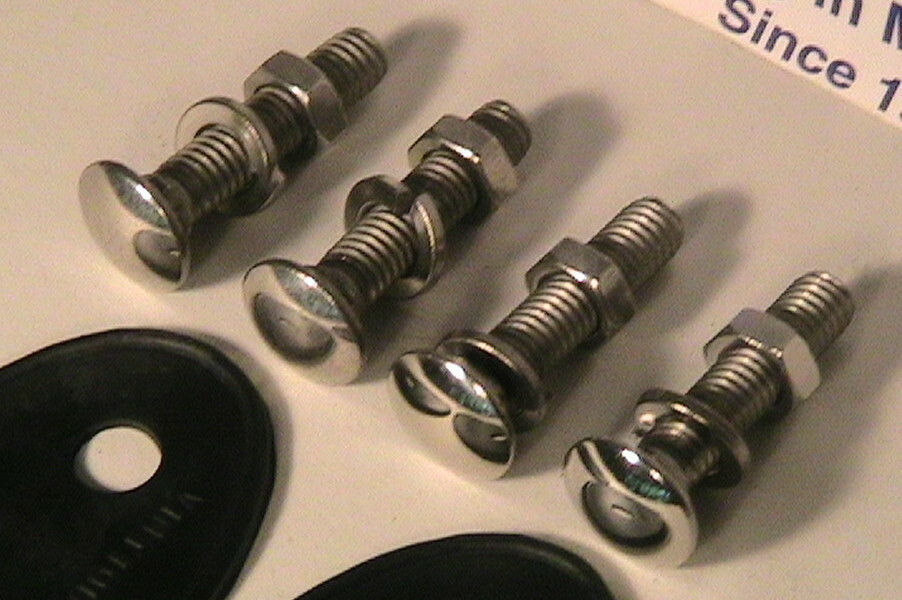 1930-1931 Model A Ford Stainless Steel Headlight Bar Mounting Bolts and ...