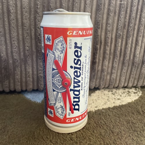 Vintage Budweiser Beer Can Clock 1994 - Win France 98 World Cup Tickets ...