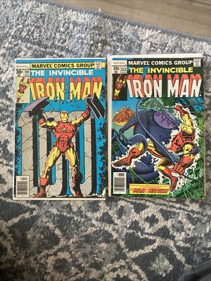 Iron Man #100 And #111 (Marvel Comics July 1977) | eBay
