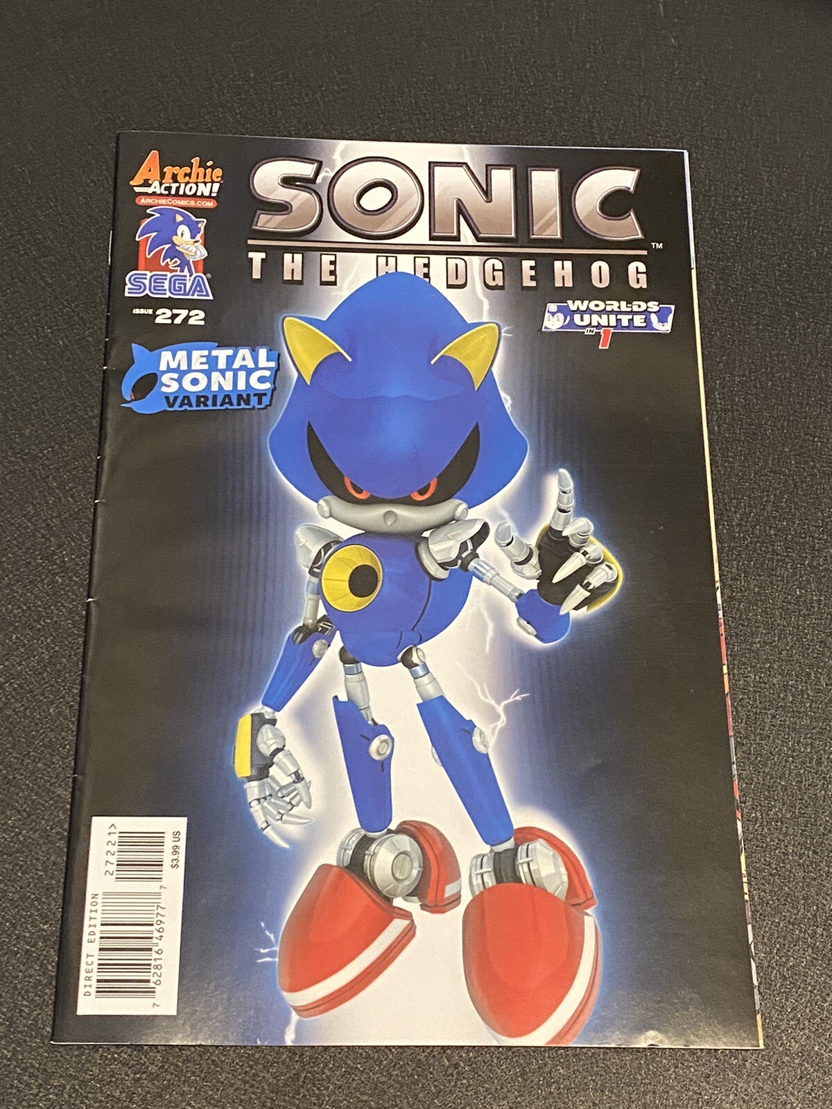 Sonic The Hedgehog #272 Metal Sonic Variant Archie Comics Combined ...