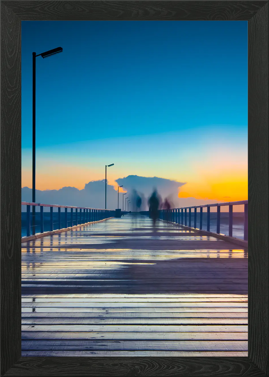 Jetty Walk Framed Wall Art Poster Canvas Print Picture | eBay UK