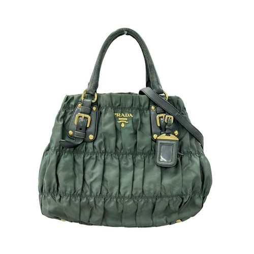 PRADA 2way Nylon Tote Bag Shoulder Bag Diagonal Hanging Women s | eBay