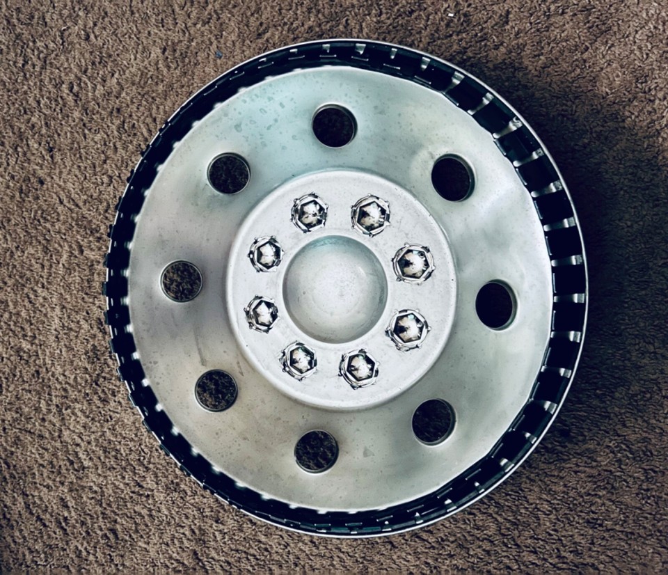 ONE 16.5" 8 LUG RV VAN TRUCK CHROME SNAP ON HUBCAP / WHEEL COVER ...