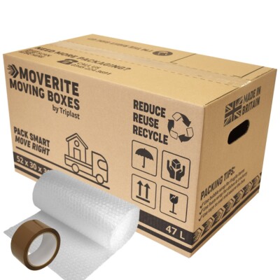 NEW 20 X-LARGE MOVING HOUSE BOXES Cardboard Box Removal Packing Boxes ...