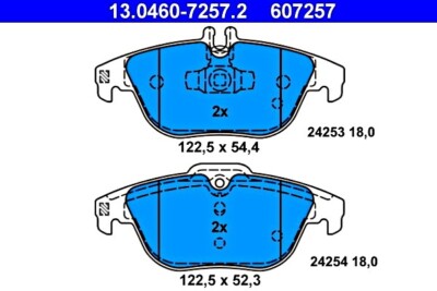 ATE Disc Brake Pad Set For MERCEDES C-Class T-Model Glk A207 C207 ...
