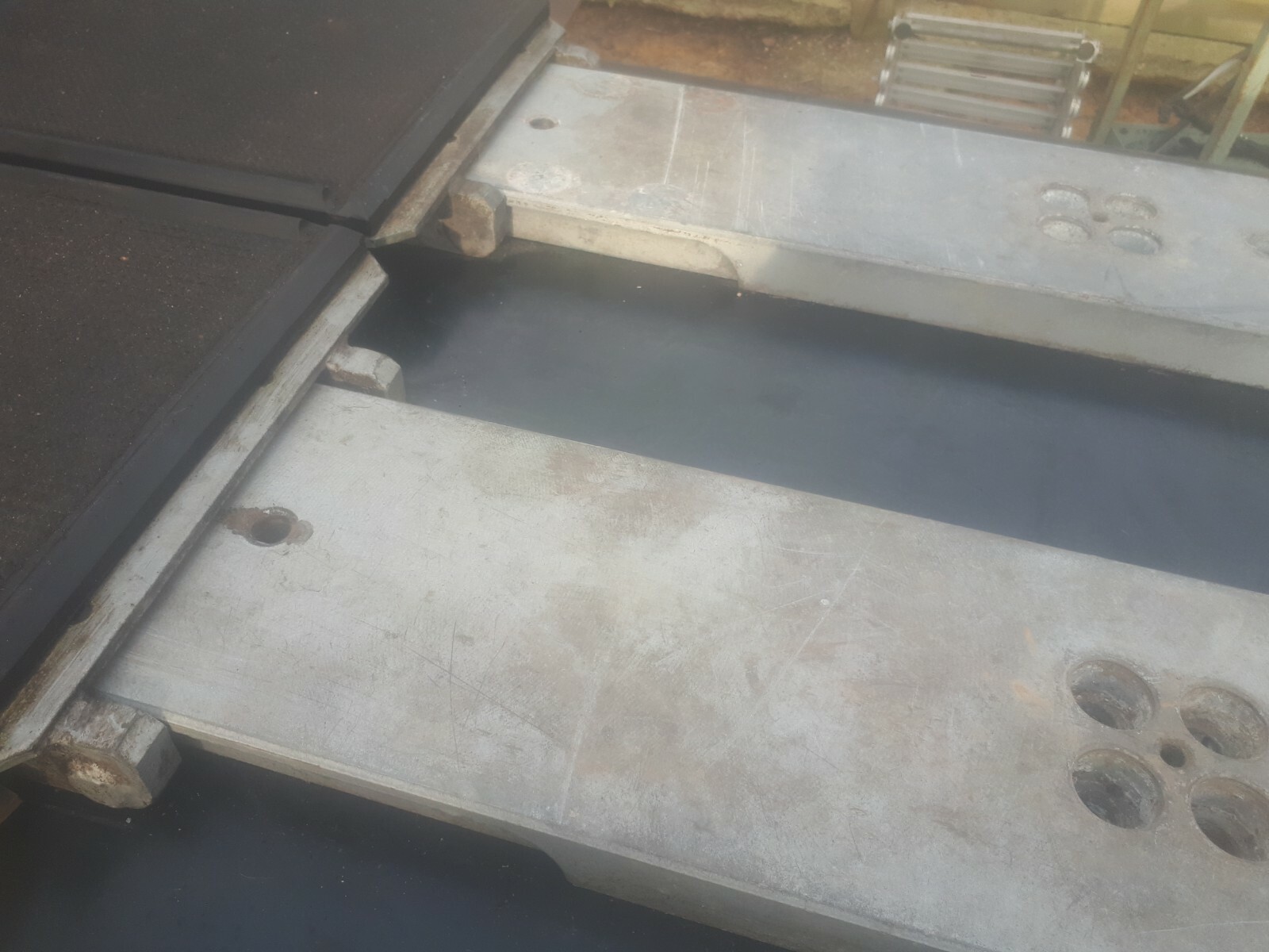 Car Lift / Ramp Vehicle Support Beams Plates for In / Under Ground Two ...