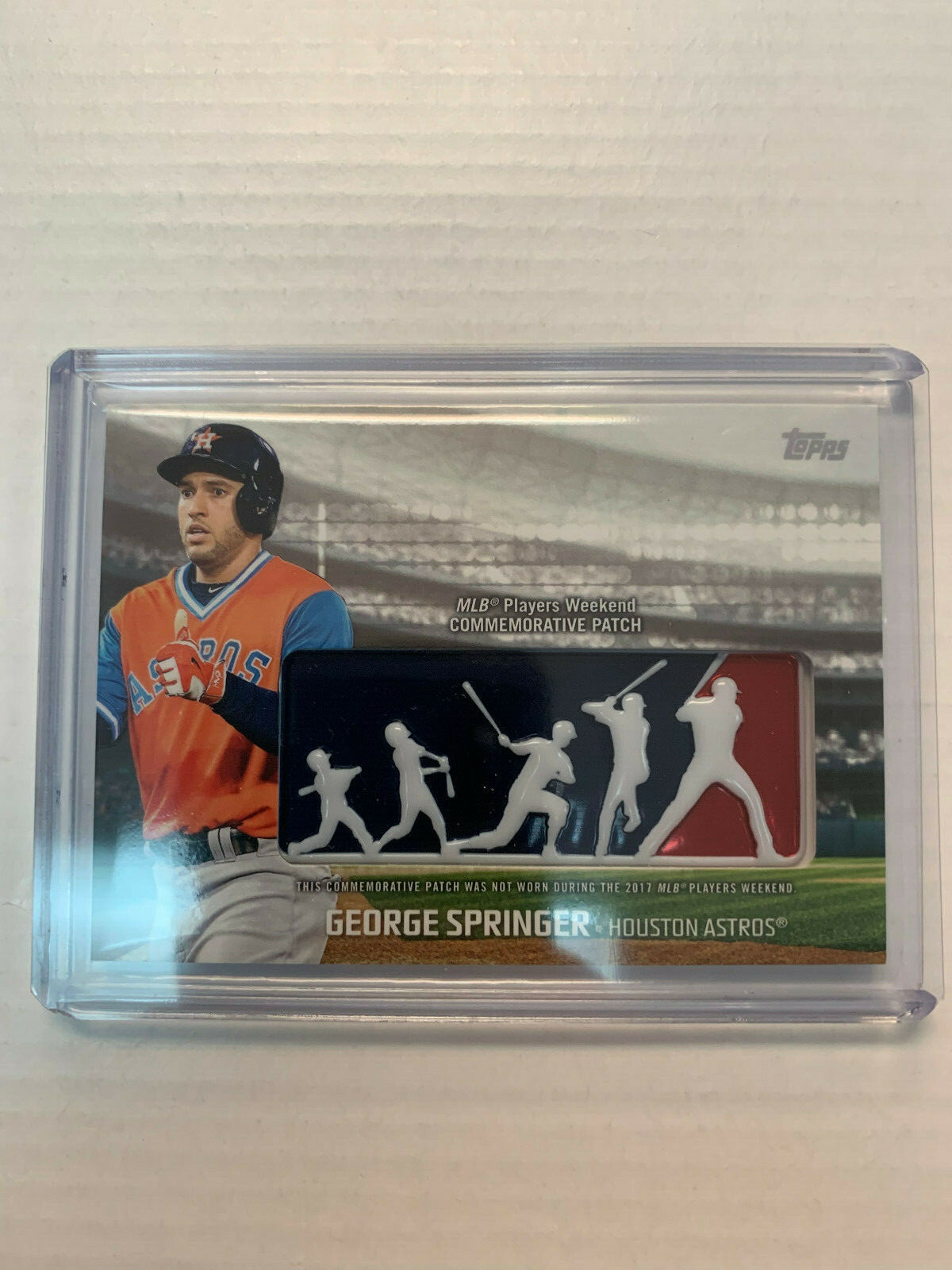 George Springer 2018 Series One Players Weekend Patch Card #PWP-GSP | eBay